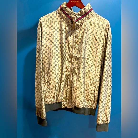 Gucci | Jackets & Coats | Authentic Gucci Jacket Rain Coat Windbreaker ...
